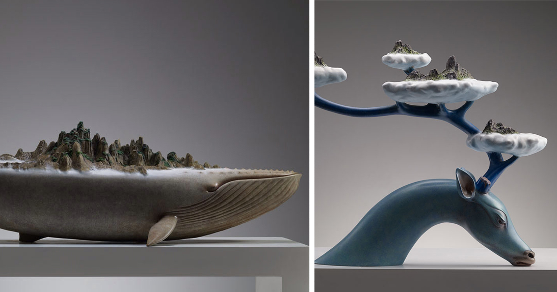 Animals Carry The World On Their Backs In Majestic Sculptures By Wang Ruilin | DeMilked