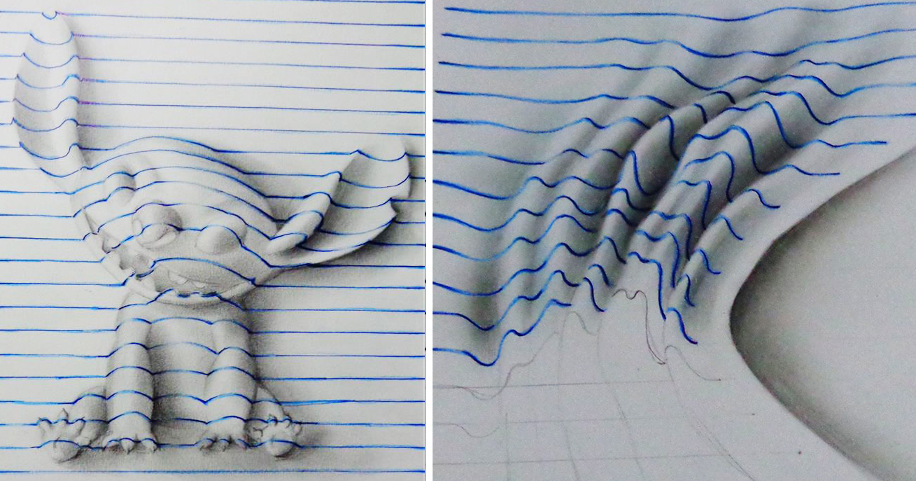 3D Doodles By Joao Carvalho Seem To Leap Off The Page DeMilked