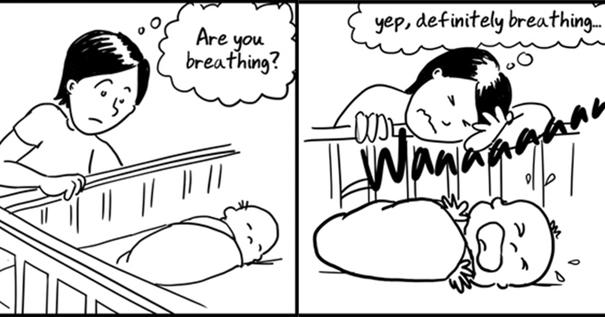 First Year Of Being A Mom Illustrated By Alison Wong Demilked
