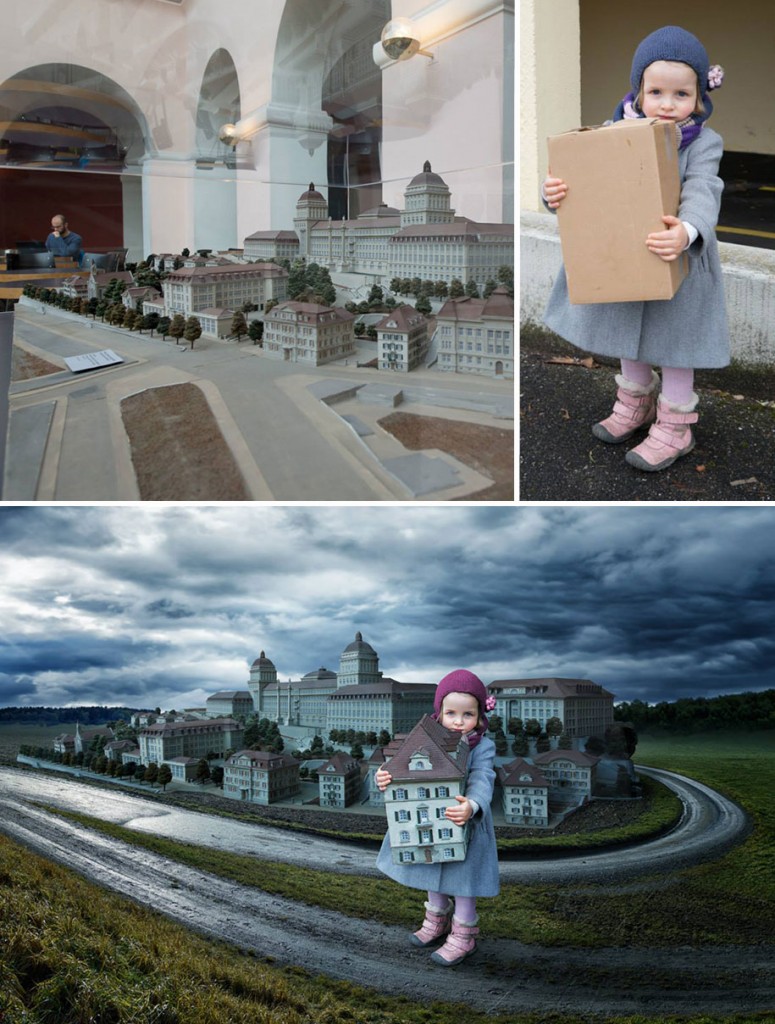 Father Creates Wacky Photo Manipulation With His Three Daughters | DeMilked