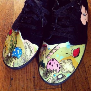 Artist Hand-Paints Shoes With Calvin And Hobbes, Pink Floyd, And Other ...