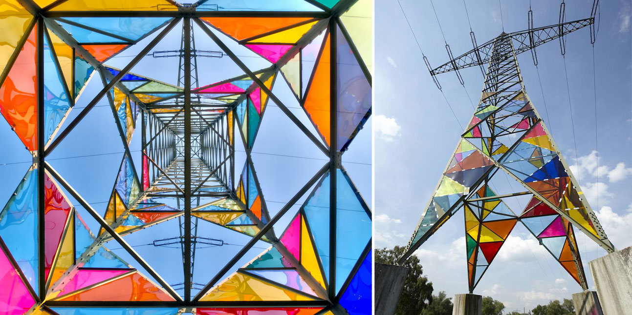 Artist Students Transform A Boring Electric Tower Into A Dazzling ...