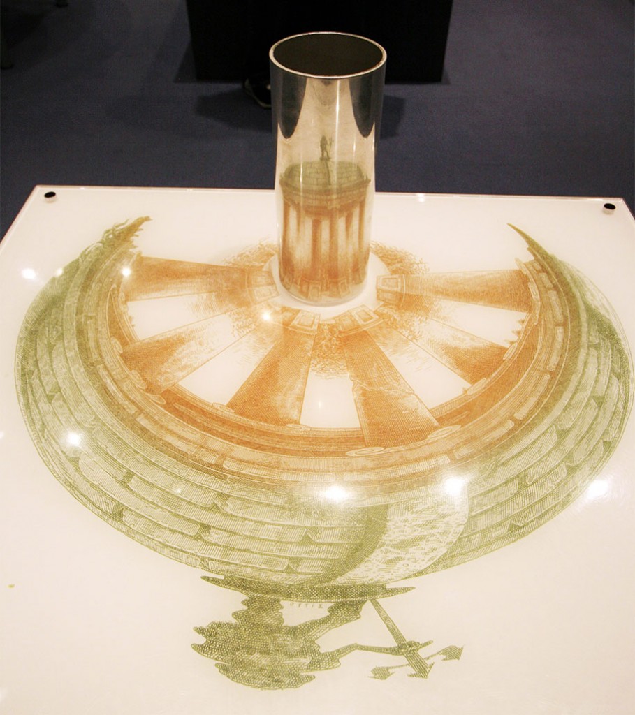 23 Amazing Anamorphic Artworks That Need A Mirror Cylinder To Reveal ...