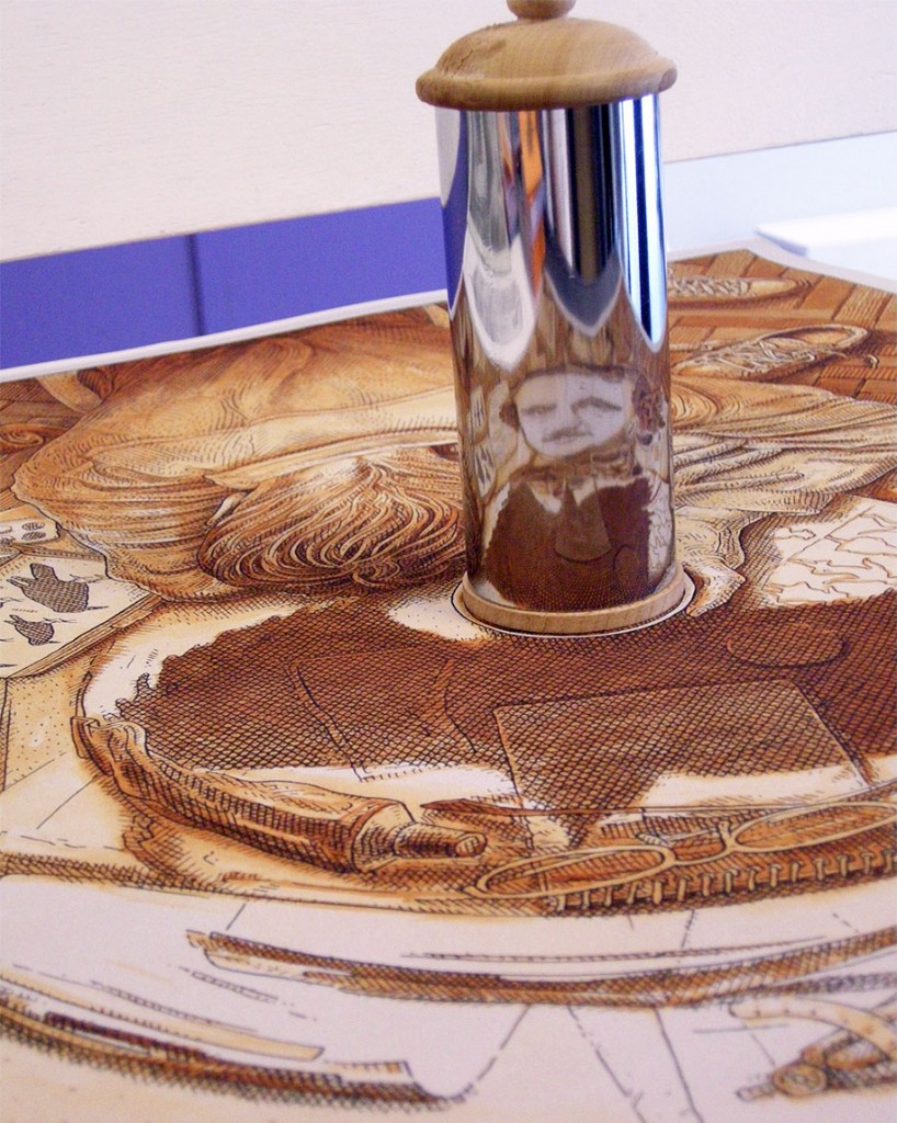 23 Amazing Anamorphic Artworks That Need A Mirror Cylinder To Reveal ...