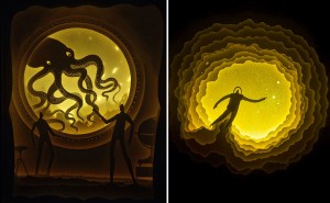 New Beautiful Backlit Paper Light Boxes By Hari & Deepti | DeMilked
