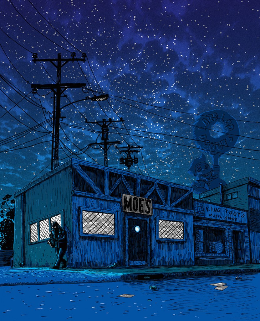 Illustrator Re-Imagines The Simpsons' Springfield As A Gloomy Desolated ...