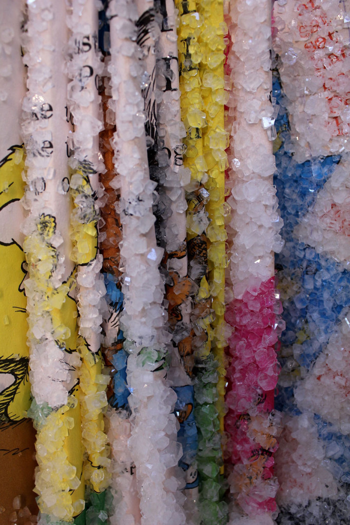 Artist Grows Crystals On Discarded Books To Show Their Fragility | DeMilked