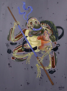 Freaky Graffiti Of Dissected Cartoon Animals And Pop Culture Characters ...