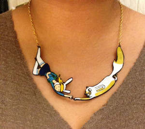 Cute Adventure Time Jewelry That Sweeps Around Your Neck | DeMilked