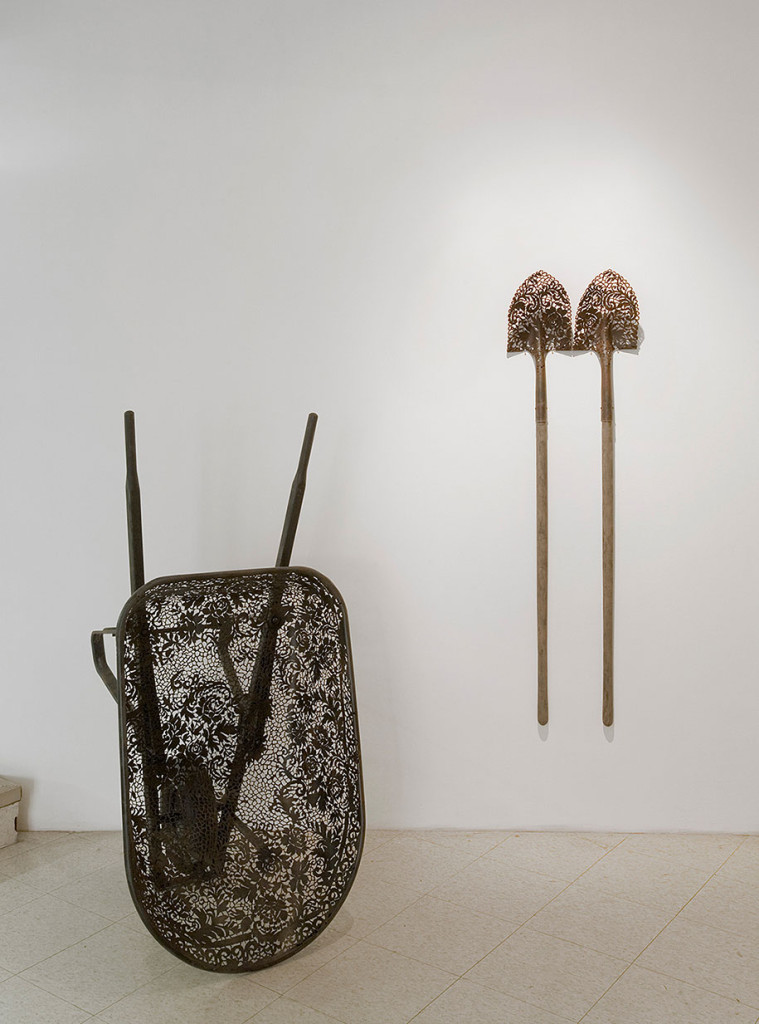 Artist Cuts Delicate Lace Patterns Into Industrial Steel Objects | DeMilked