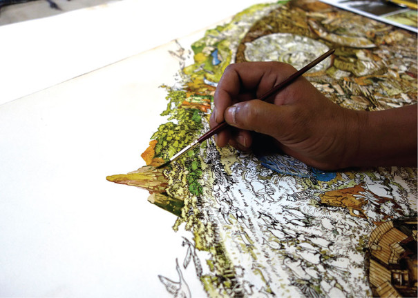 Artists Draw Detailed Illustration Of A World Destroyed By People ...