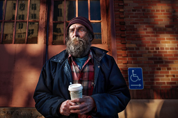 Photographer Shows Homeless In A Literally New Light To Remind Us They ...