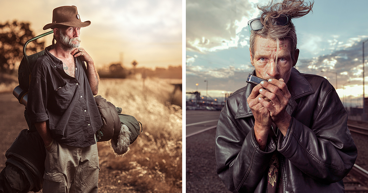 Photographer Shows Homeless In A Literally New Light To Remind Us They ...