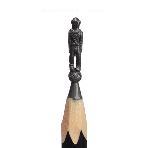 Miniature Pencil Lead Sculptures By Salavat Fidai | DeMilked