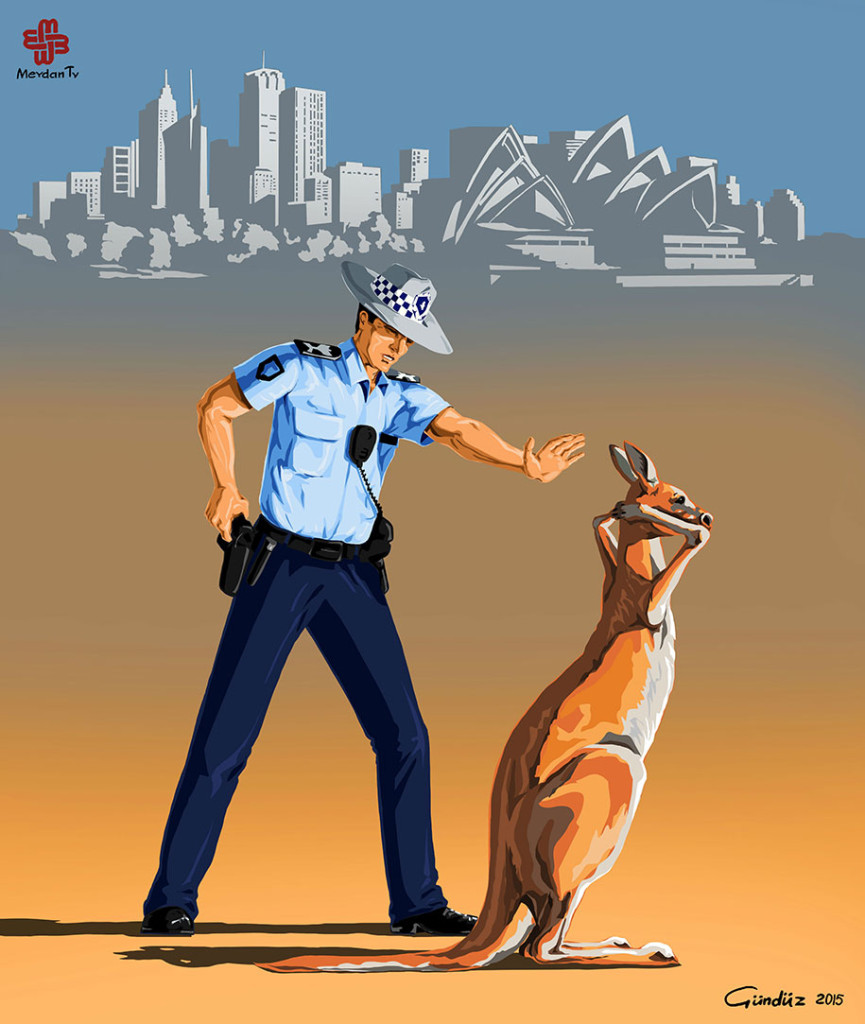 16 Satirical Illustrations Of Police Officers Around The World | DeMilked