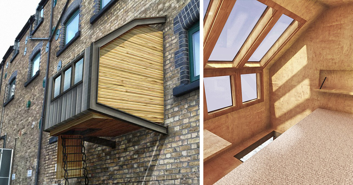 Architect Creates Hanging Pod Shelters For Homeless | DeMilked