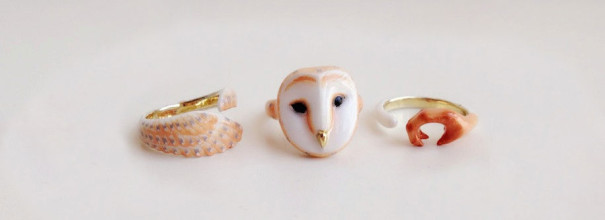 Cute Rings That Become Animals When 3 Pieces Are Put Together | DeMilked