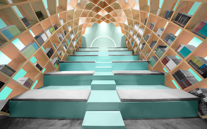 Domed Bookshelf Surrounds You With Books At Monterrey's Conarte Library ...