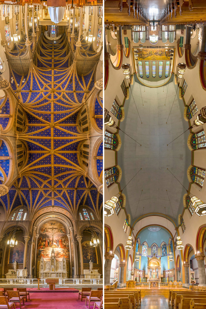 Vertical Panoramic Photos Of New York Churches Inspired By Pope's Visit ...