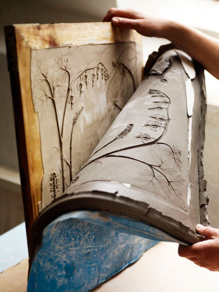 UK Artist Makes Fossil Flowers By Casting Them In Plaster | DeMilked