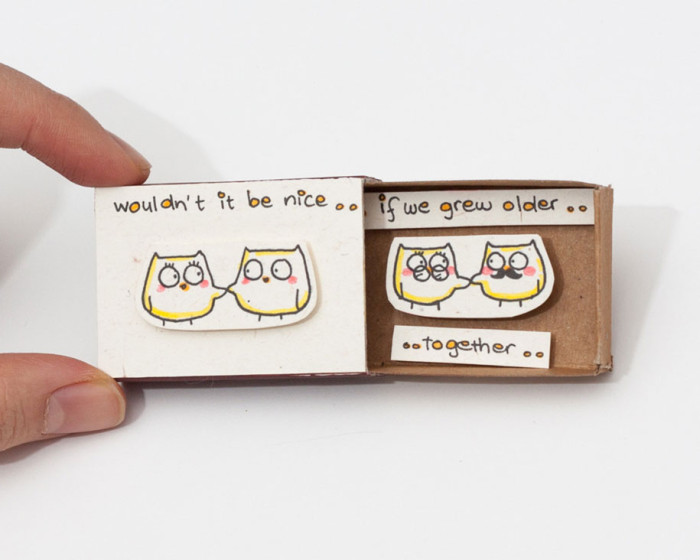 Matchboxes With Cute Hidden Messages To Surprise Your Loved Ones | DeMilked