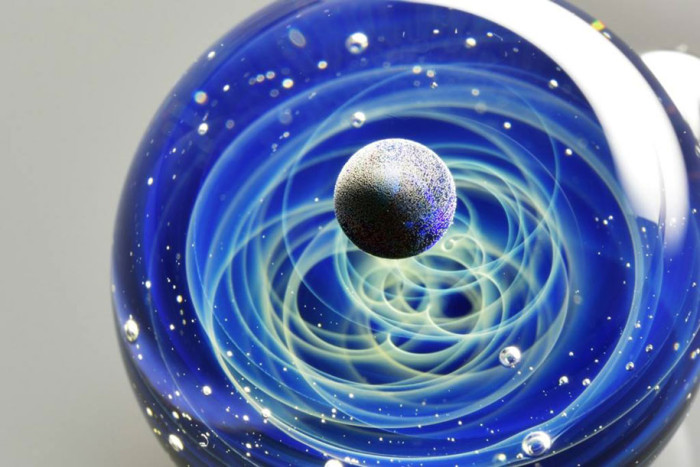 Galaxy Pendants Made From Glass, Opals, And Gold | DeMilked