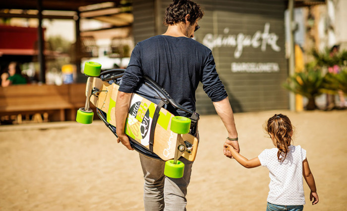 Longboard Stroller Makes City Walks Fun For Both Kids And Parents ...