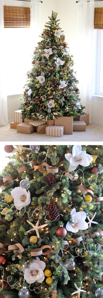 People Use Flowers To Decorate Their Christmas Trees And It's Beautiful ...