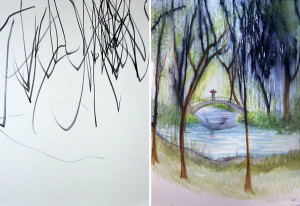 Artist Turns Her 3-Year-Old Daughter's Doodles Into Beautiful Paintings ...
