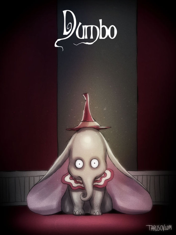 If Disney Movies Had Been Directed By Tim Burton | DeMilked