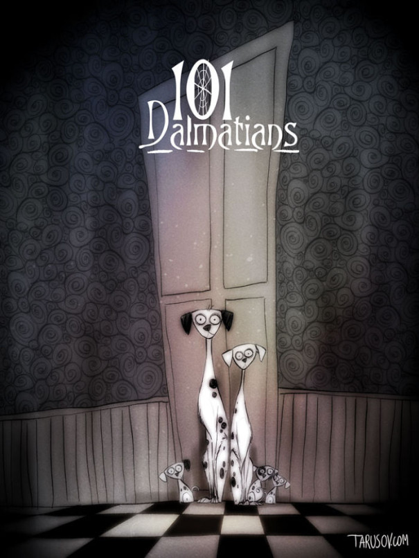 If Disney Movies Had Been Directed By Tim Burton | DeMilked