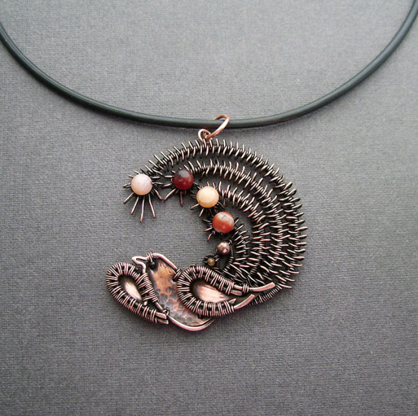 Self-Taught Russian Artist Makes Amazing Wire Wrap Jewelry | DeMilked