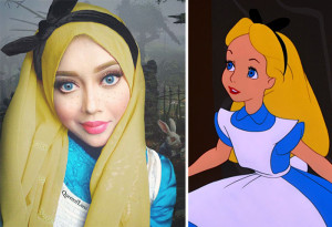 This Woman Uses Her Hijab To Transform Herself Into Disney Princesses ...