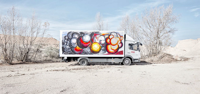 Moving Street Art: Artists Paint Graffiti Murals On Transport Trucks ...