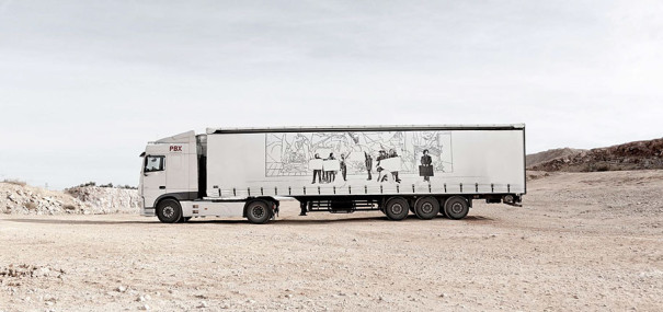 Moving Street Art: Artists Paint Graffiti Murals On Transport Trucks ...