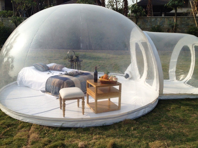 Transparent Bubble Tent Lets You Fall Asleep While Counting Stars ...