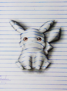 16-Year-Old Artist Draws Amazing 3D Optical Illusions In His Notebook ...