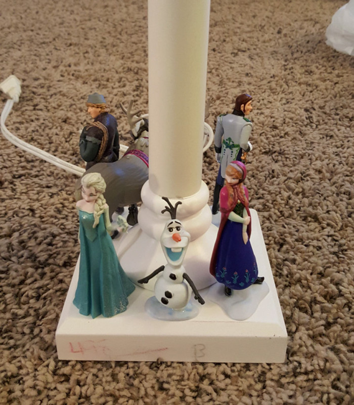 DIY Project: Lamp Made From Cheap Action Figures | DeMilked