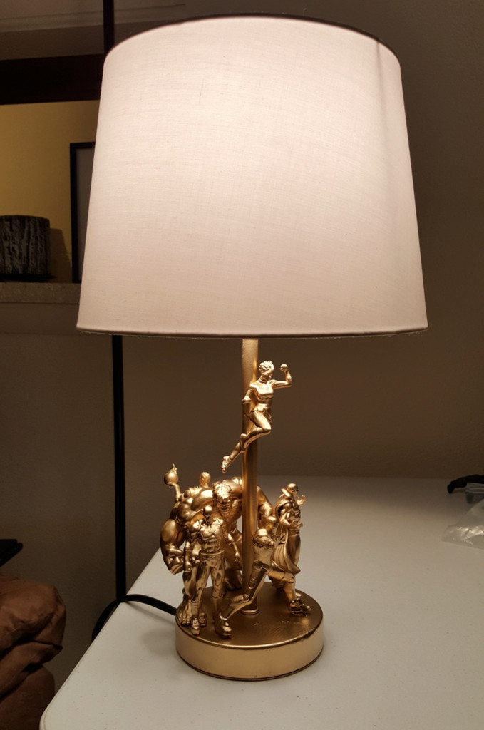 DIY Project: Lamp Made From Cheap Action Figures | DeMilked