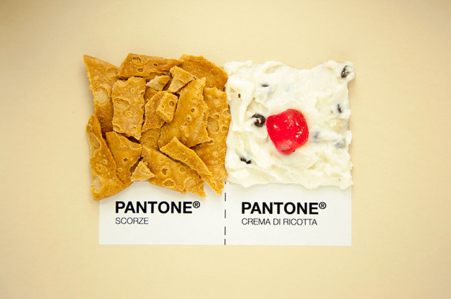 Designers Put Italian Food In Pantone Color System | DeMilked