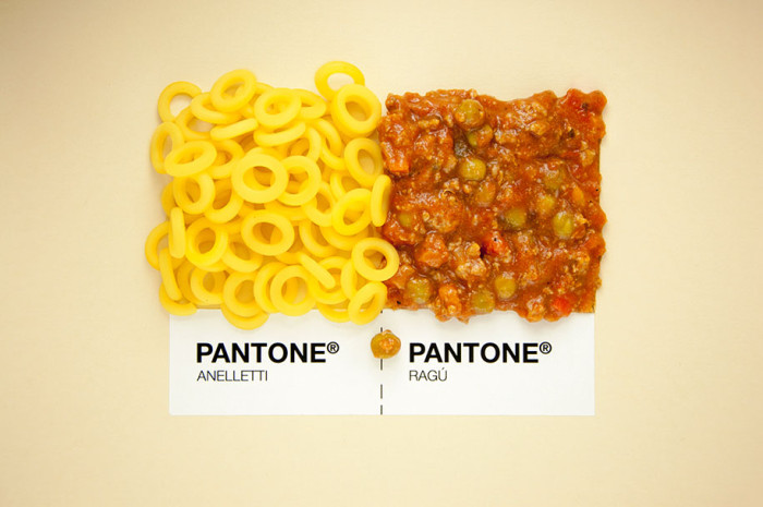 Designers Put Italian Food In Pantone Color System | DeMilked