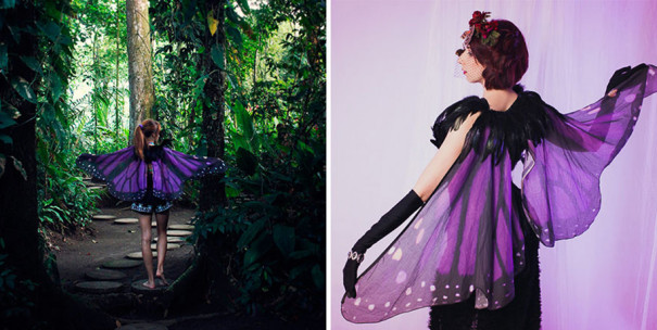 Realistic Hand-Crafted Butterfly Wing Scarves By Alassie | DeMilked