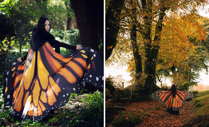 Realistic Hand-Crafted Butterfly Wing Scarves By Alassie | DeMilked