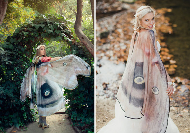 Realistic Hand-Crafted Butterfly Wing Scarves By Alassie | DeMilked
