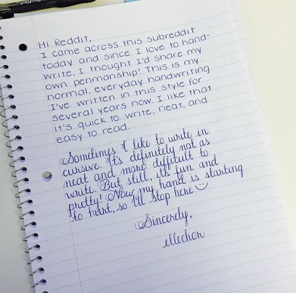 15 Examples Of Handwriting That You Will Not Believe Were Written By ...