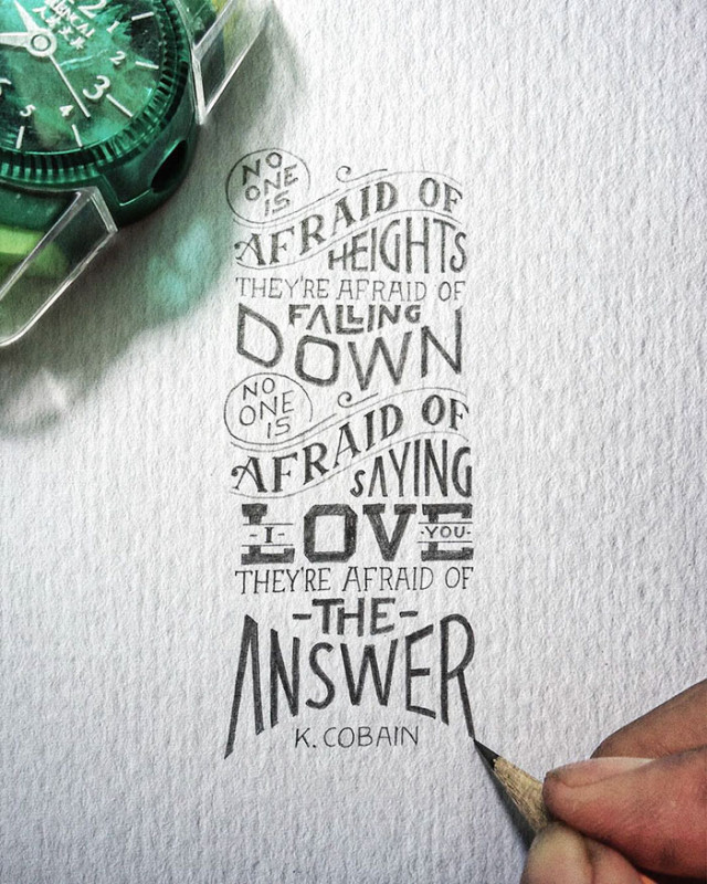 Powerful Phrases In Beautiful Calligraphy By Indonesian Artist | DeMilked