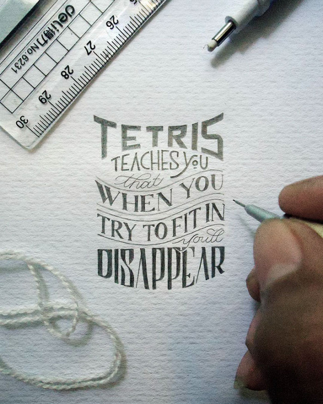 Powerful Phrases In Beautiful Calligraphy By Indonesian Artist | DeMilked