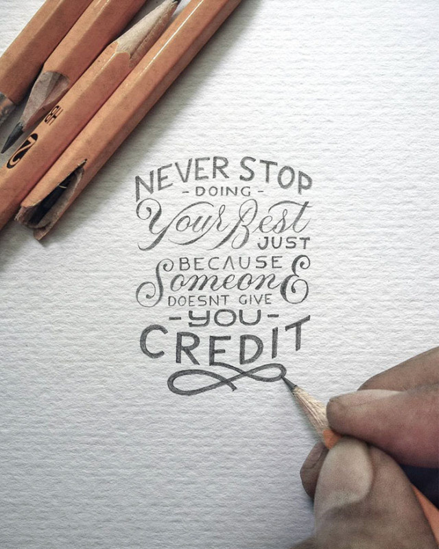 Powerful Phrases In Beautiful Calligraphy By Indonesian Artist | DeMilked