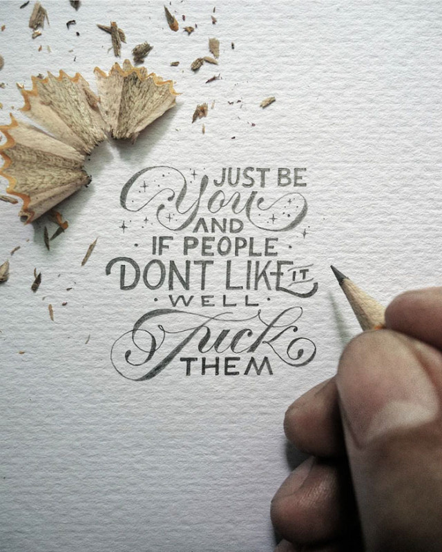 Powerful Phrases In Beautiful Calligraphy By Indonesian Artist | DeMilked