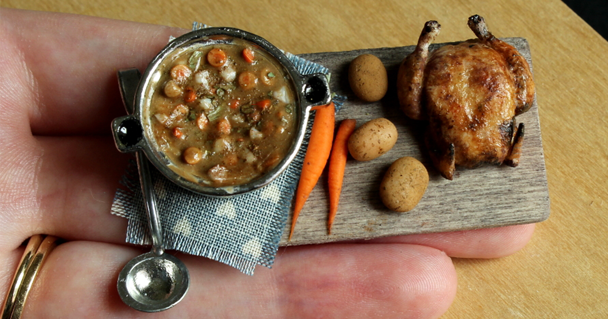 Miniature Food That Fits On Your Fingertip | DeMilked